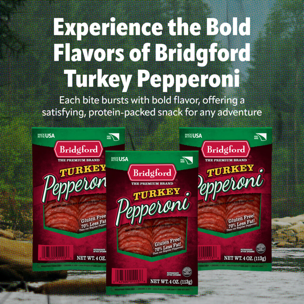 Bridgford - Sliced Turkey Pepperoni - 4 oz - Bridgford Foods
