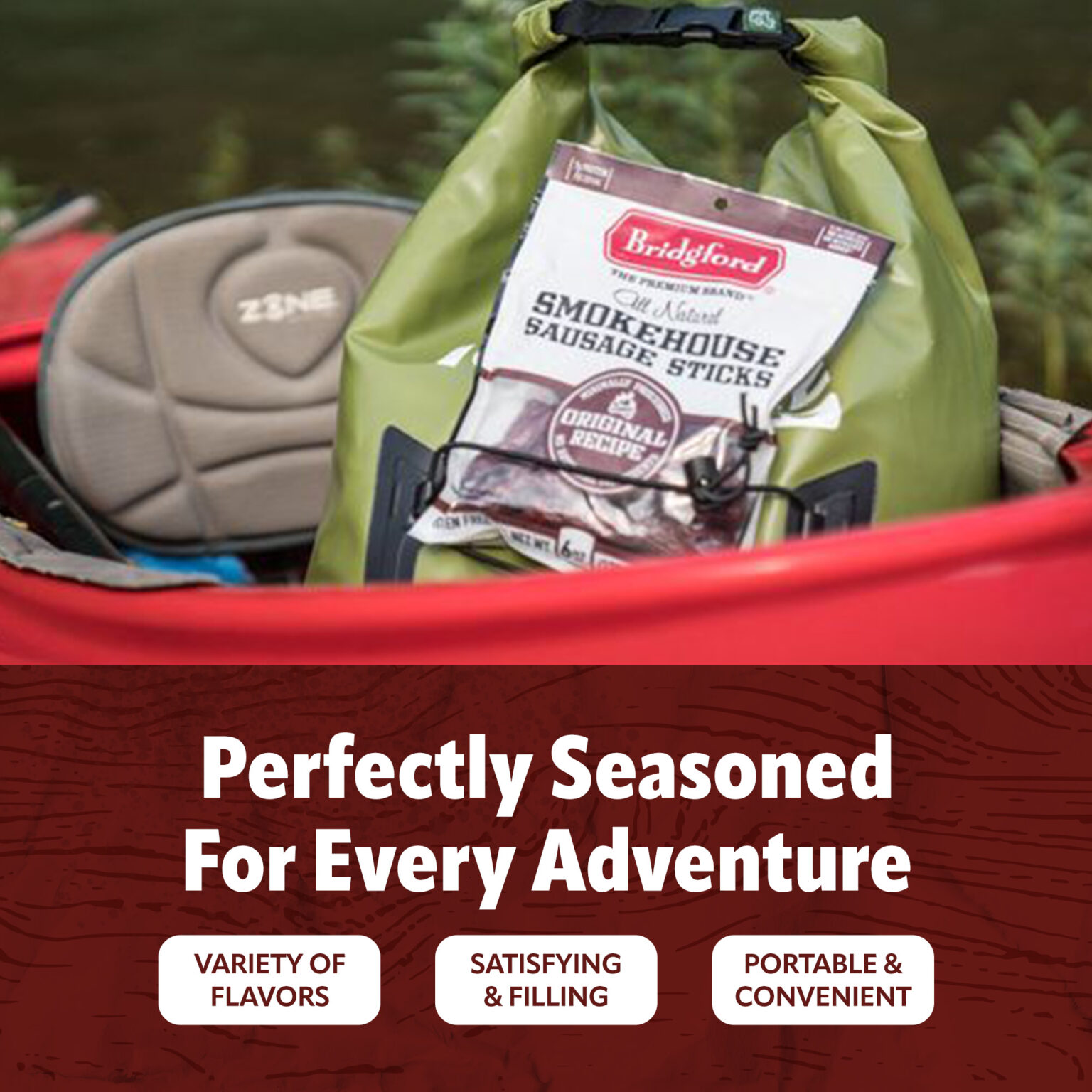 Bridgford - Smokehouse Sausage Sticks - Original - 5 oz - Bridgford Foods