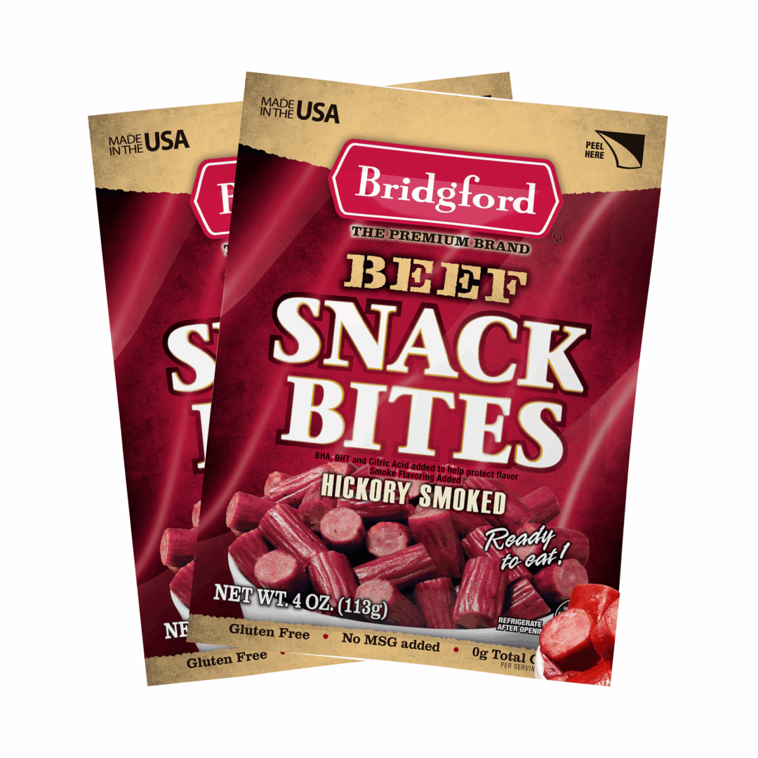 100% American Beef & Pork Snacks - Bridgfood Foods